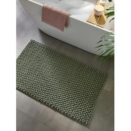 - Badteppich f&uuml;r Badezimmer - Badematte Lynn Mint 50x80 cm
