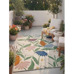 benuta Pop In- & Outdoor-Teppich Lilou Multicolor 120x170 cm - Teppich f&uuml;r Balkon, Terrasse & Garten