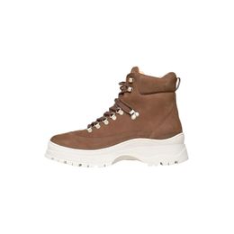 N91 Damen Schn&uuml;rboots "Style Choice FI Businessschuh", Gr. 41, braun, Leder, Schuhe, Herren Schn&uuml;rboots Leder handgefertigt, Hikingboots