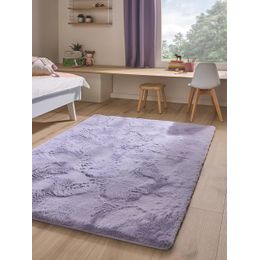 Lytte Waschbarer Kinderteppich Dave Lila 80x150 cm - Waschbarer Teppich f&uuml;r Kinderzimmer