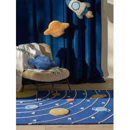 Lytte Kinderteppich Alex Multicolor/Blau 120x170 cm - Kinderteppich mit Sternen