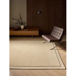 benuta Finest Wollteppich Sumaya Cream 160x230 cm - Naturfaserteppich aus Wolle