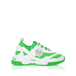 Philipp Plein Herren Sneaker "Predator", Gr. 36, gr&uuml;n, Schuhe
