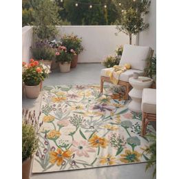 In- & Outdoor-Teppich Lilou Multicolor 120x170 cm - Teppich f&uuml;r Balkon, Terrasse & Garten