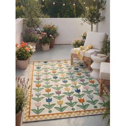 benuta Pop In- & Outdoor-Teppich Lilou Multicolor 120x170 cm - Teppich f&uuml;r Balkon, Terrasse & Garten