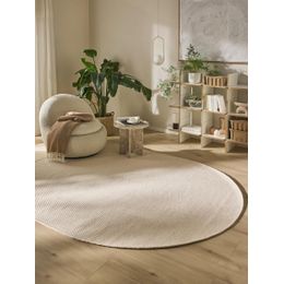 benuta Pure Wollteppich Rocco Wei&szlig; 160x230 cm - Naturfaserteppich aus Wolle