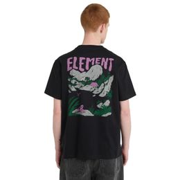 Element Herren T-Shirt "Lakeside", schwarz, Gr. XL, Obermaterial: 100% Baumwolle., Shirts