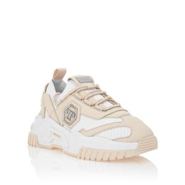Philipp Plein Herren Sneaker "Predator", Gr. 360106, wei&szlig;beige, Schuhe