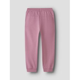 name it M&auml;dchen Sweathose "NMFVIMA SWE PANT BRU NOOS", rosa, Gr. 110, unifarben, Sweatware, Obermaterial: 60% Baumwolle, 40% Polyester, Hosen, mit