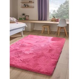 Lytte Waschbarer Kinderteppich Dave Pink 80x150 cm - Waschbarer Teppich f&uuml;r Kinderzimmer