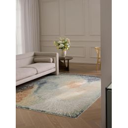 benuta Finest Kurzflor Teppich Nero Multicolor 350x450 cm - Bunter Teppich f&uuml;r Wohnzimmer