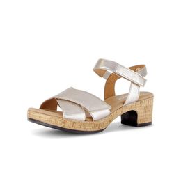 Gabor Damen Plateausandaletten "Plateau Sandale", Gr. 37beige, Schuhe
