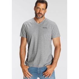 H.I.S. H.I.S Herren V-Shirt, schwarz, Basic, Gr. XXXL, bedruckt, Single Jersey, Obermaterial: 100% Baumwolle. Obermaterial 2: 90% Baumwolle, 10% Viskose.