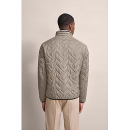 Bugatti Herren Blouson, beige, Gr. 50, unifarben, 100% Polyester, Jacken, in Steppoptik