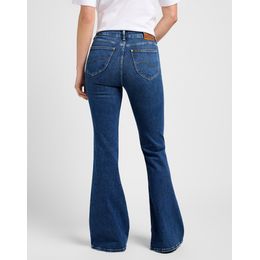 Lee Damen Skinny-fit-Jeans "BREESE", blau, Gr. 27, unifarben, Denim/Jeans, Obermaterial: 61% Baumwolle, 34% Viskose, 3% Elastomultiester, 2%