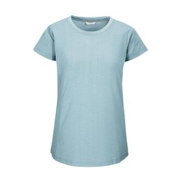 T-Shirt Killtec "KOS 23 WMN TSHRT", Damen, Gr. 38, blau (ocean), Obermaterial: 62% Polyester, 32% Viskose, 6% Elasthan, Shirts T-Shirt, Leichtes, schnelltrocknendes Damen Funktionsshirt mit Stretch.