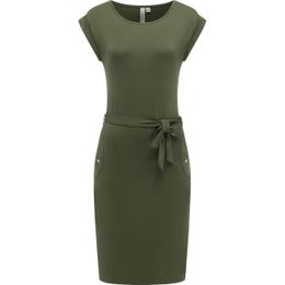 Ragwear Damen Sommerkleid "Taggien"olivgr&uuml;n, Gr. XXXL, Material: 95% Viskose, 5% Elasthan, Kleider, Knielanges, leichtes Midikleid
