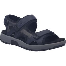 Josef Seibel Herren Sandale "Emeric 06, dunkelblau-kombi", Gr. 42, blau, Obermaterial: 100% Rindsleder Leather cow., Schuhe