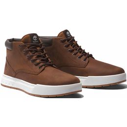Timberland Herren Schn&uuml;rboots "MAPLE GROVEMID LACE UP SNEAKER", Gr. 41,5, braun, Leder, Schuhe, Winterschuhe, Sneakerboots, Winterboots