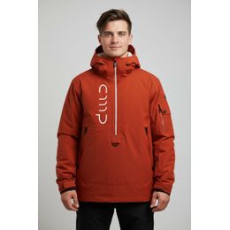 CMP Herren Winterjacke, rot, Gr. XL, kontrastfarbene Details, unifarben, Web, Obermaterial: 100% Polyester. Futter: 100% Polyester. Wattierung: 100%