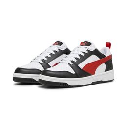Puma Damen Sneaker "Rebound V6 Low Sneakers Erwachsene", Gr. 38,5, transparent, Obermaterial: Textil, Synthetik. Futter: Textil. Innensohle: Textil.