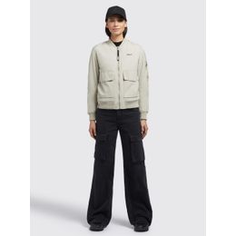 Khujo Damen Bomberjacke "NOVA2", gr&uuml;n, Gr. S, unifarben, 100% Polyester, Jacken
