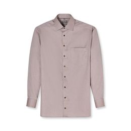 OLYMP Herren Businesshemd "OLYMP Luxor, Comfort Fit, New Kent"nougat, Gr. 47, 100% Baumwolle, Hemden