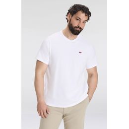 LEVI'S&reg; PLUS LEVI'S PLUS Herren T-Shirt "LE BIG ORIGINAL HM TEE", wei&szlig;, Gr. XL, unifarben, Jersey, Obermaterial: 100% Baumwolle, Shirts, mit Logo Stickerei