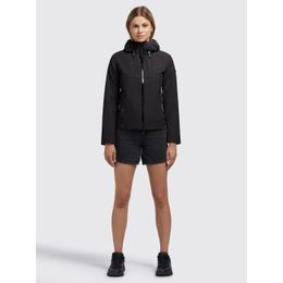 Khujo Damen Anorak "TIEMA", schwarz, Gr. S, unifarben, 62% Baumwolle, 38% Polyamid, Jacken