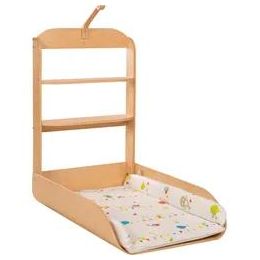 Wickelregal Roba "Waldhochzeit mit 2 B&ouml;den", Baby, beige (natur), Wickeltische