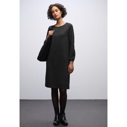 Street One Damen Jerseykleidschwarz, Gr. 36, unifarben, Jersey, 70% Viskose, 25% Polyester, 5% Elasthan, Kleider, in Unifarbe