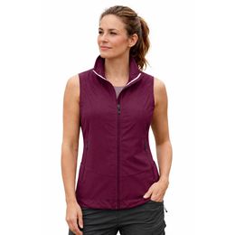 Funktionsweste LPO "Elfi WMN", Damen, Gr. 44L, grape wine, Web, 85% Polyester. 15% Elasthan, h&uuml;ftbedeckend, Westen Funktionsweste, auch in Gro&szlig;en Gr&ouml;&szlig;en erh&auml;ltlich