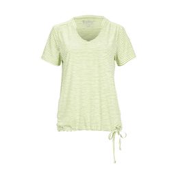 Killtec Damen T-Shirt "WMN TSHRT F"hellgr&uuml;n, Gr. 44, Obermaterial: 94% Polyester, 6% Elasthan, Shirts, Gestreiftes, schnelltrocknendes Funktionsshirt