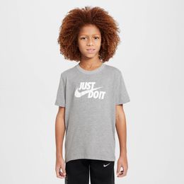 Nike Sportswear Kinder T-Shirt "Nike Sportswear Big Kids' T-Shirt", grau, Gr. M, Obermaterial: 100% Baumwolle, Shirts, F&uuml;r Kinder und Jugendliche