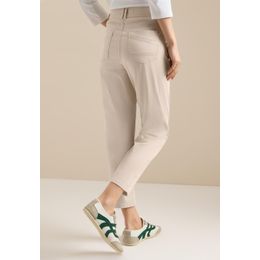 Cecil Damen 5-Pocket-Hose "Style Scarlett"grain beige (l&auml;nge 26), Gr. 28, unifarben, Web, Obermaterial: 96% Baumwolle, 4% Elasthan. Futter: 100%