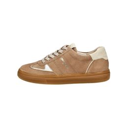 Paul Green Damen Sneaker "Paul Green Sneaker Leder", Gr. 39, braun, Leder, Schuhe