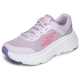Skechers Damen Sneaker "MAX CUSHIONING", Gr. 35, lila, Lederimitat, Mesh, Schuhe, Laufschuh, Sportschuh, Schn&uuml;rschuh, Freizeitschuh mit Max Cushioning