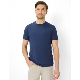 T-Shirt Brax "Style TED", Jungen, Gr. L (52), blau, 98% Baumwolle, 2% Elasthan, Rundhals, Shirts T-Shirt