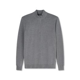 OLYMP Herren Strickpullover "OLYMP Casual Strick, Regular Fit", grau, Gr. XXL, 100% Schurwolle, Pullover