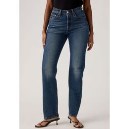 Levi's LEVI'S Damen Stretch-Jeans "LV Jeans 501 CURVE BLACKS", blau, Gr. 28, Denim/Jeans, Obermaterial: 99% Baumwolle, 1% Elasthan, Jeans, Die Passform