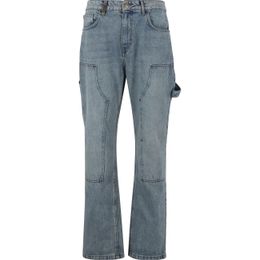 2Y STUDIOS Herren Bequeme Jeans "2Y Studios 2Y Haldor Carpenter Straight Jeans"vintage blau, Gr. 31, unifarben, 100% Baumwolle, Jeans