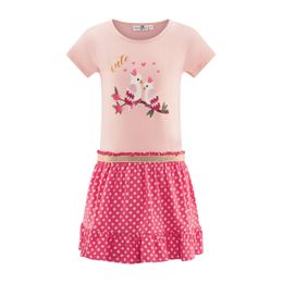 happy girls M&auml;dchen Sommerkleid "M&auml;dchenkleid"powder pink, Gr. 122, Stoff, 100% Baumwolle, Kleider