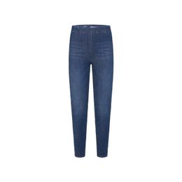 SOCCX Damen Jeansjeggings, blau, Gr. 27, unifarben, Denim/Jeans, Material: 73% Baumwolle, 25% Polyester, 2% Elasthan, Jeans, mit Elastikbund