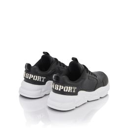 Plein Sport Herren Sneaker "Low-Top-Sneaker", Gr. 43, schwarz-wei&szlig;, Schuhe