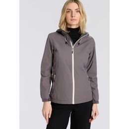 CMP Damen Regenjacketerra, Gr. 40, Obermaterial: 100% Polyester. Futter: 100% Polyester, Jacken, Atmungsaktiv & Winddicht & Wasserdicht,