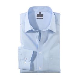 OLYMP Herren Businesshemd "Luxor comfort fit", blau, Gr. 48, Web, Obermaterial: 100% Baumwolle, Hemden