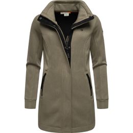 Ragwear Damen Sweatjacke "Letrice Bonded", braun, Gr. 4XL, Sweatware, Obermaterial: 100% Polyester. Innenfutter: 100% Polyester, Sweatjacken,
