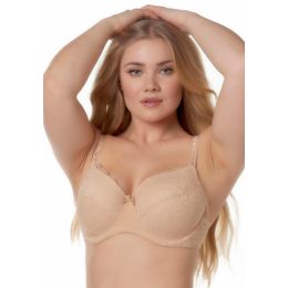 After Eden D-cup & up Damen B&uuml;gel-BH "LOIS", AFTER EDEN D-CUP & UP, Gr. 85, rosa, Spitze, Obermaterial: 87% Polyamid, 13% Elasthan, unifarben, BHs, verstellbare Tr&auml;ger,