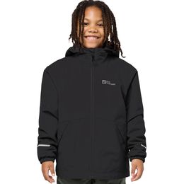 Jack Wolfskin Kinder 3-in-1-Funktionsjacke "ICELAND 3IN1 JACKET K", schwarz, Gr. 104, Obermaterial:100% Polyester. Futter:100% Polyester.