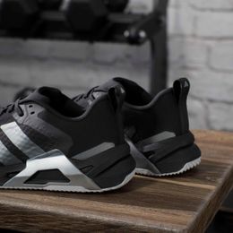 Damen Trainingsschuh "DROPSET CONTROL", adidas Performance, Gr. 42,5core schwarz, iron metallic, silber metallic, Textil, Schuhe